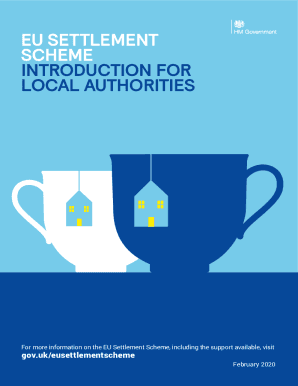 Fillable Online EU Settlement Scheme: Information for supporting adults to ... Fax Email Print ...