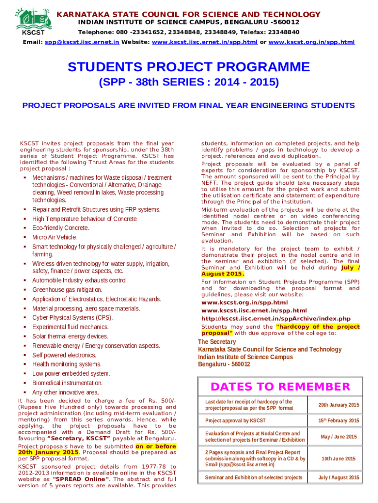 at for student project proposal - Karnataka State ... Doc Template ...