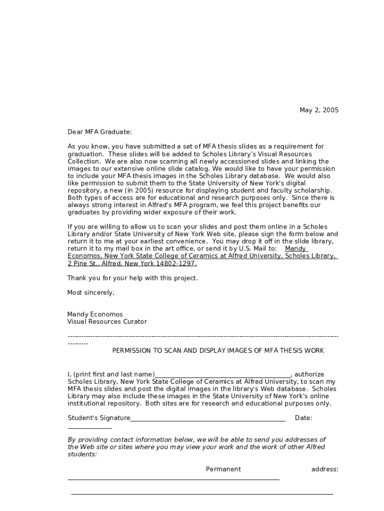 MFA Requirement Manual - Department of Media Study - people alfred Doc Template | pdfFiller