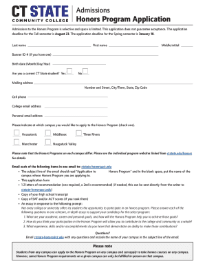 Fillable Online How to Apply to the Honors ProgramCosumnes River ...