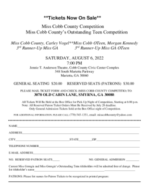 Fillable Online Miss Cobb County's Outstanding Teen Megan Wright earns ...