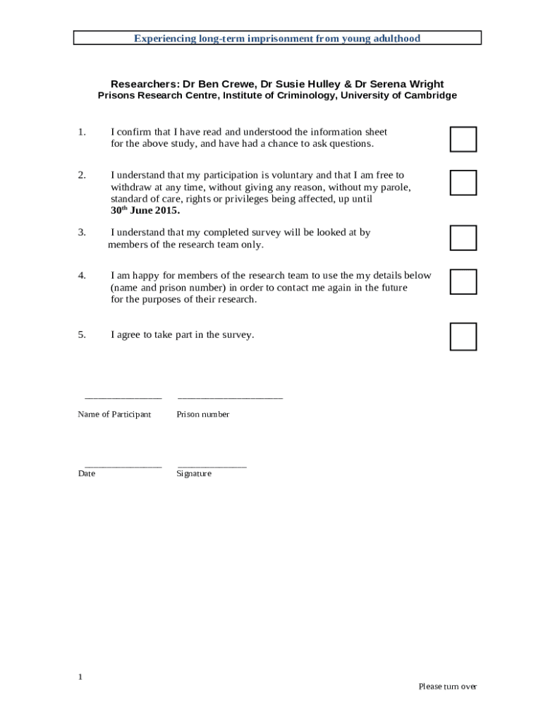 The Problems of Long-Term Imprisonment: Dr Ben Crewe - reshare ...