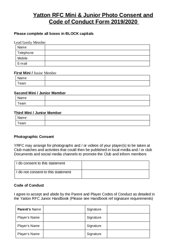 Yatton RFC Gilbert G-TR 4000 Rugby Training Ball Doc Template | pdfFiller