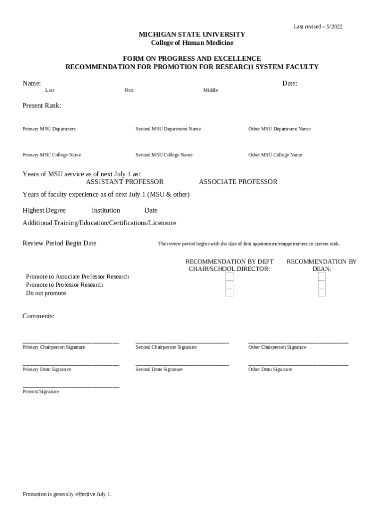section iv-bresearch and scholarly activity - humanmedicine msu Doc Template | pdfFiller