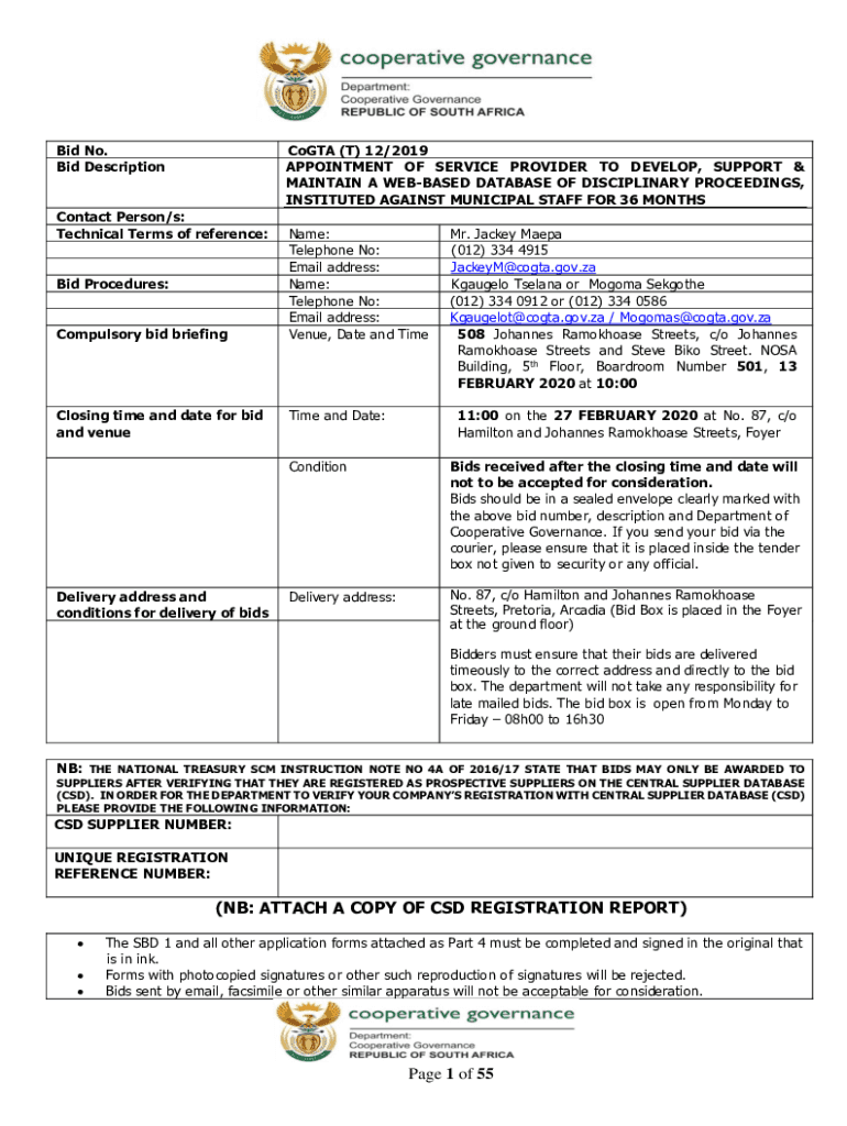 Fillable Online Page 1 of 55 (NB: ATTACH A COPY OF CSD ... Fax Email ...