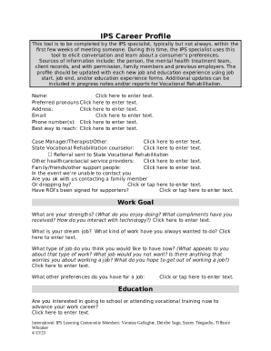 3.4 the individual placement & support model Doc Template | pdfFiller