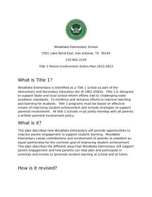 Woodlake Elementary School Doc Template | pdfFiller