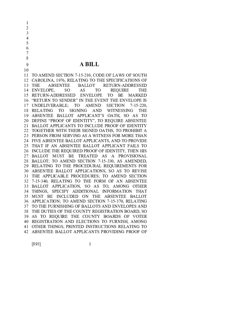 Statement of Interest Section 201 VRA Doc Template | pdfFiller