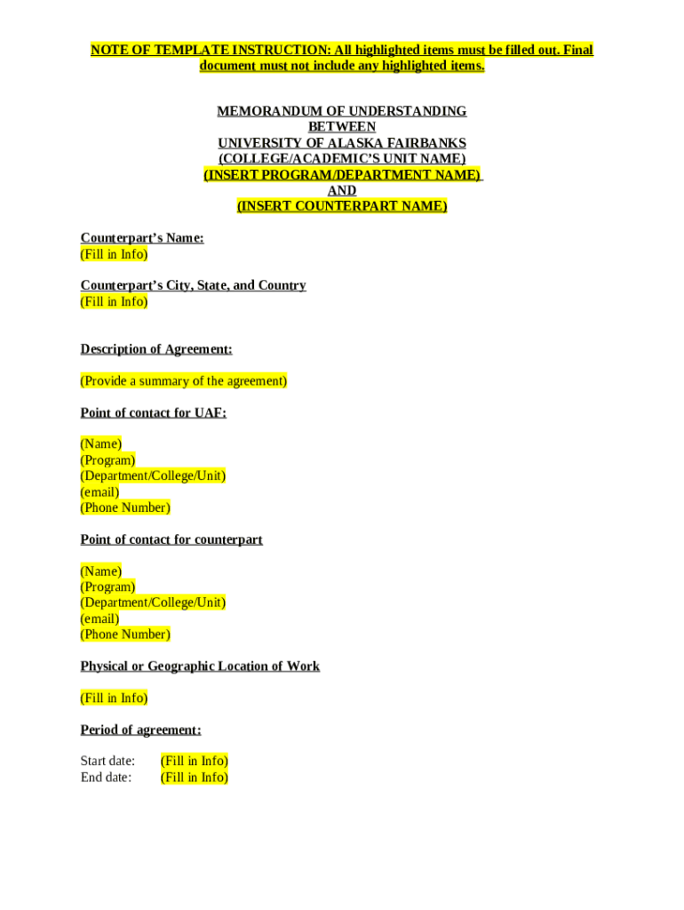 ACADEMIC-COLLEGES-MOU-MOA-TEMPLATE- ... Doc Template | pdfFiller