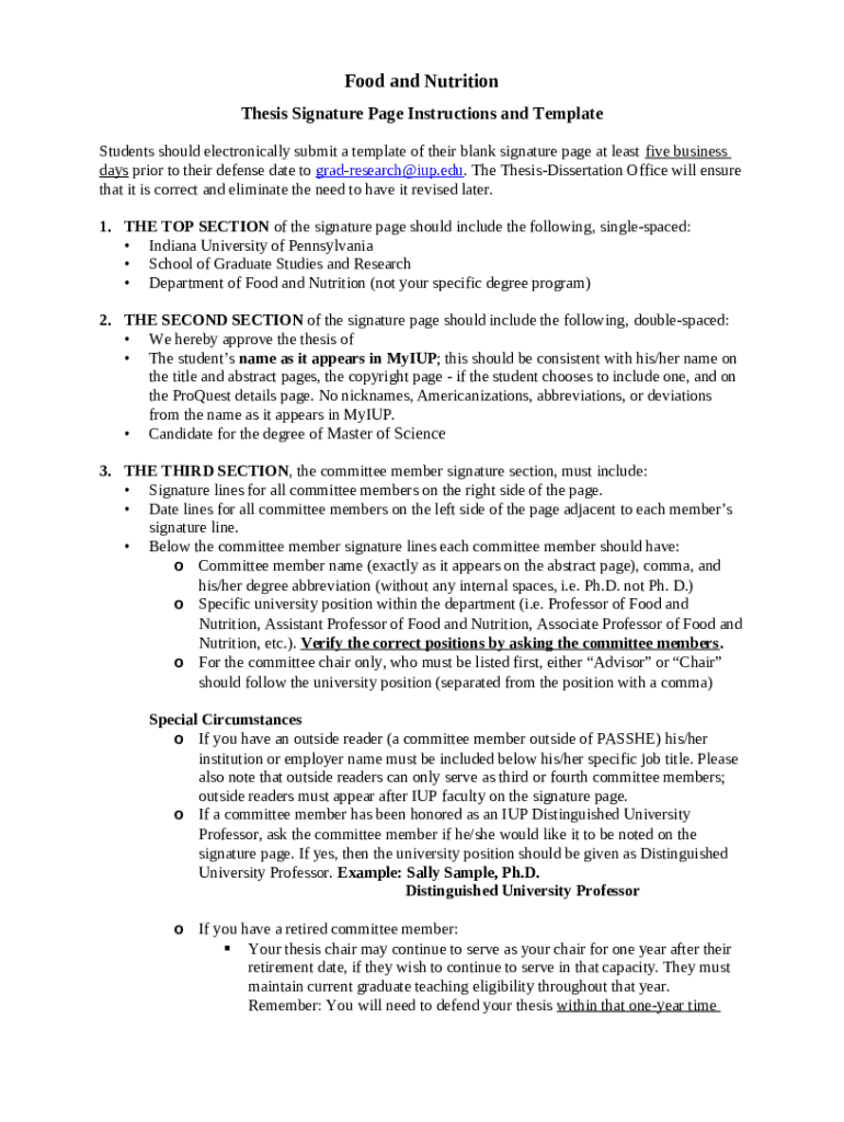 food-and-nutrition-thesis-template- ... Doc Template | pdfFiller