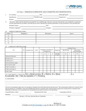 GL 1 Doc Template | pdfFiller