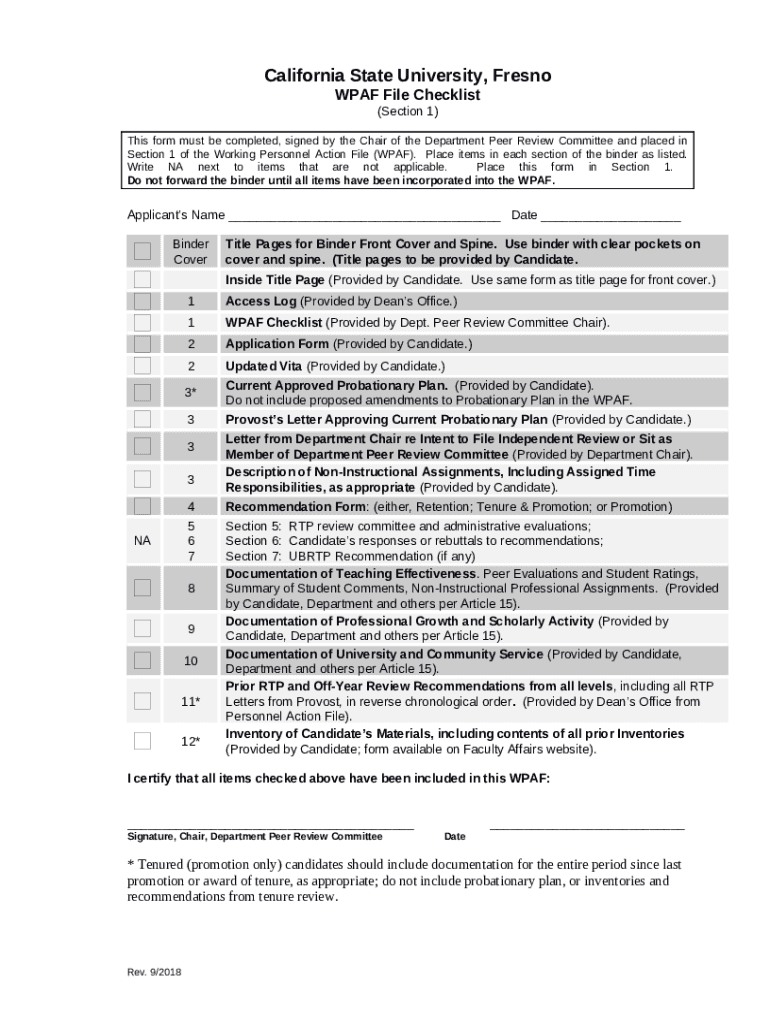 Full RTP Review s - Faculty Affairs Doc Template | pdfFiller
