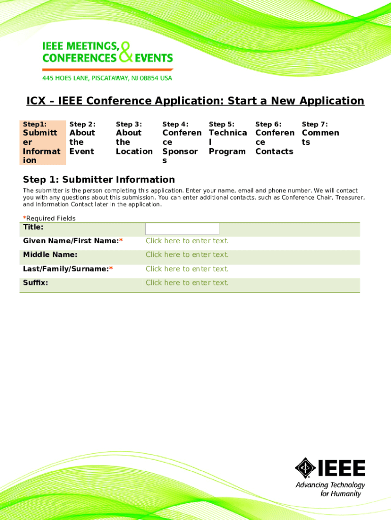 Submit Your IEEE Conference Application - euler ecs umass Doc Template | pdfFiller