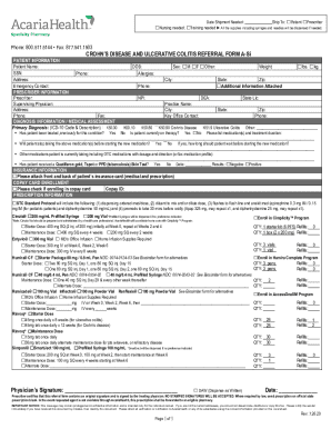 Fillable Online Acaria Health #26 General Referral Form Fax Email Print ...
