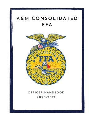 Fillable Online FFA Officer Handbook - cloudfront.net Fax Email Print ...