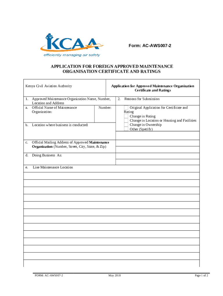 AC 145-7A - Issuance of Repair Station Certificates to ... Doc Template ...