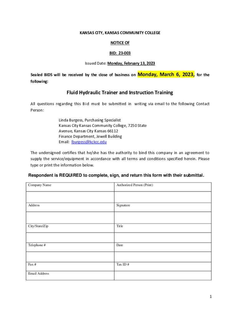 Fillable Online KCKCC 23-004 Cobot Trainer Fax Email Print - pdfFiller