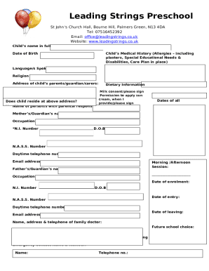 Leading Strings Preschool - Open - Find an Inspection Report Doc ...