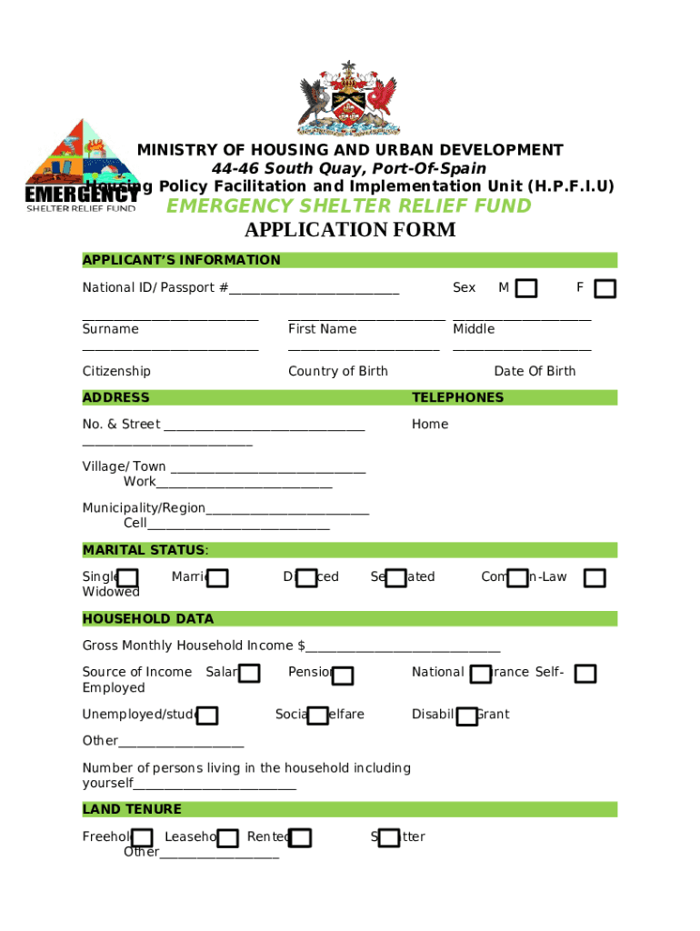 emergency-shelter-relief-applicantion-.docx Doc Template | pdfFiller