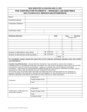 Contractor Payment Doc Template | pdfFiller