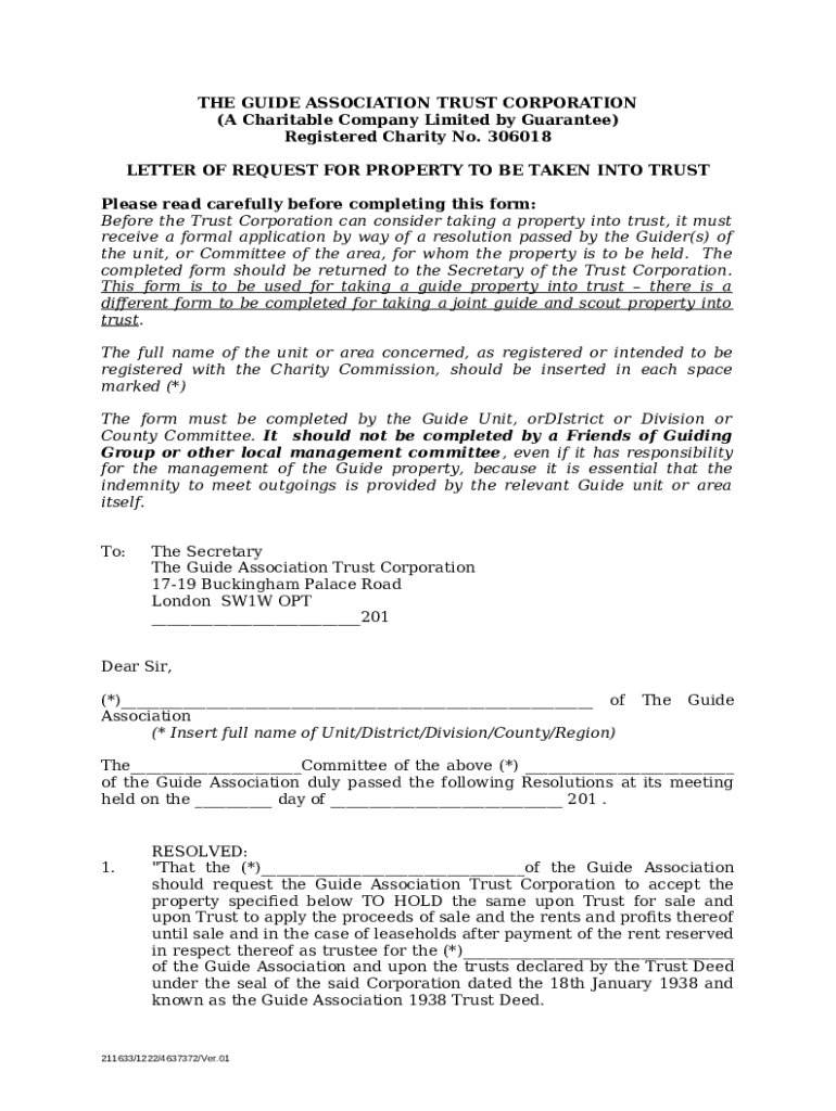 4 types of legal structure for a charity Doc Template | pdfFiller