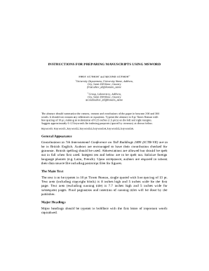 Sample manuscript for Applied Physics Letters... Doc Template | pdfFiller