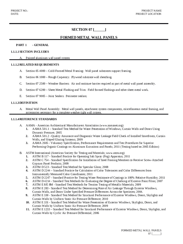 NEXGEN Mosaic Guide Spec Doc Template | pdfFiller