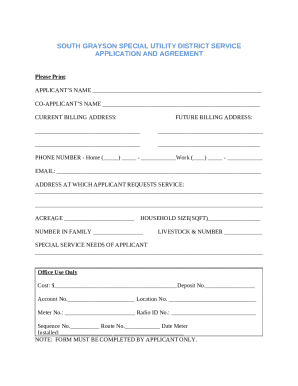 New Service Request and Other s Doc Template | pdfFiller