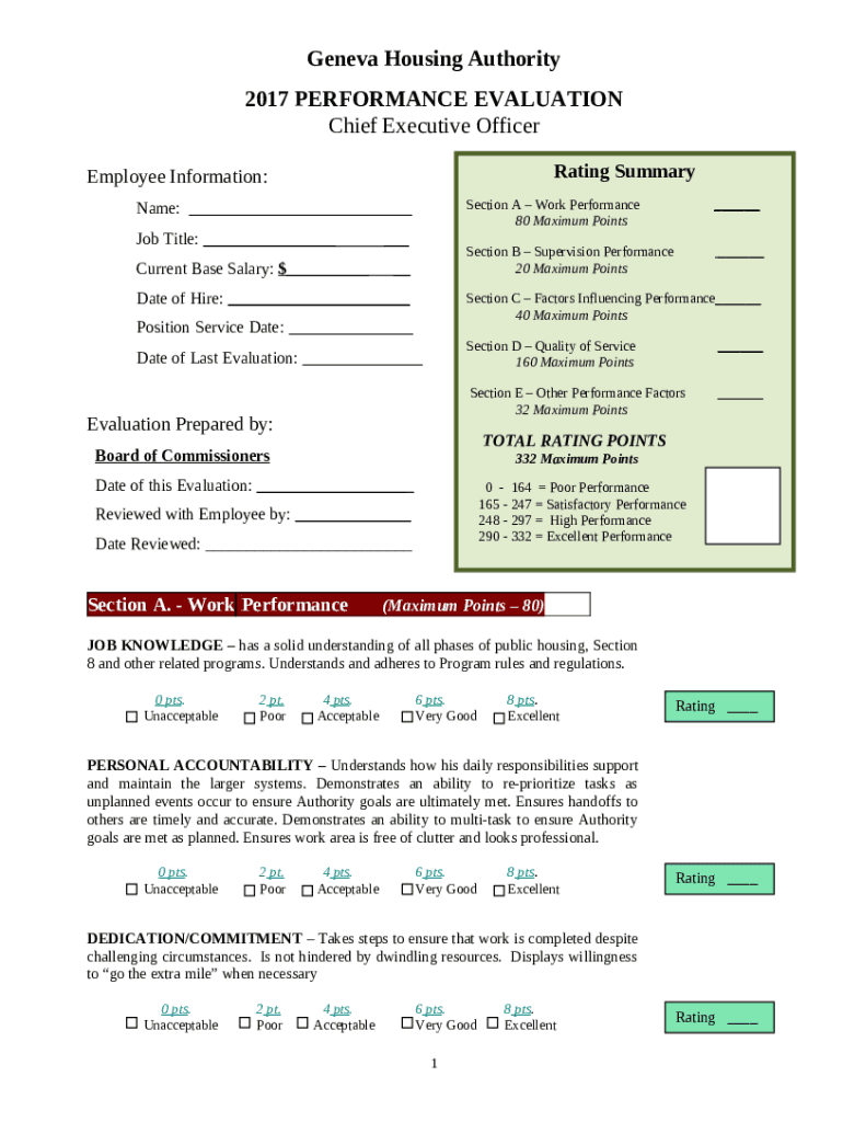 300-02 Employee Perance Management Policy BOD ... Doc Template | pdfFiller