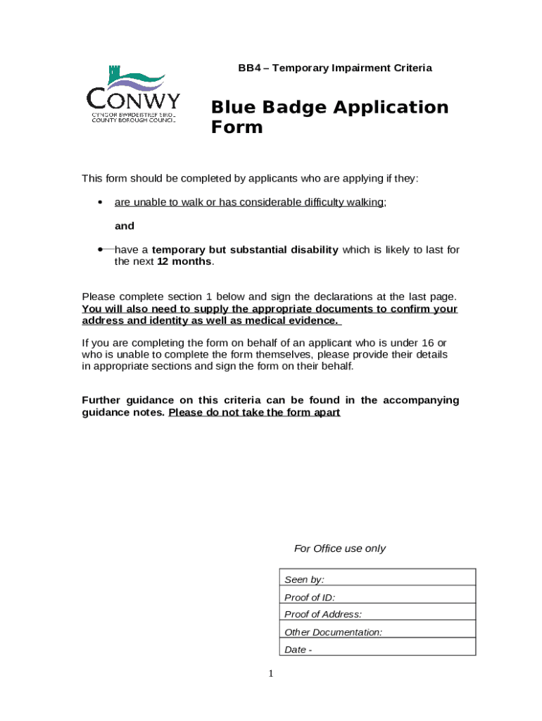 BB4-Application--Temporary-Impairment. Title Doc Template | pdfFiller