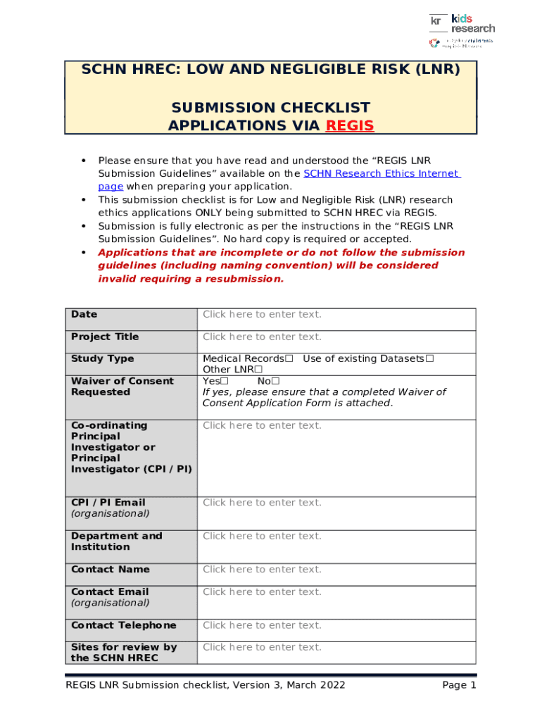 Research Governance and Ethics : Low and negligible risk ... Doc ...