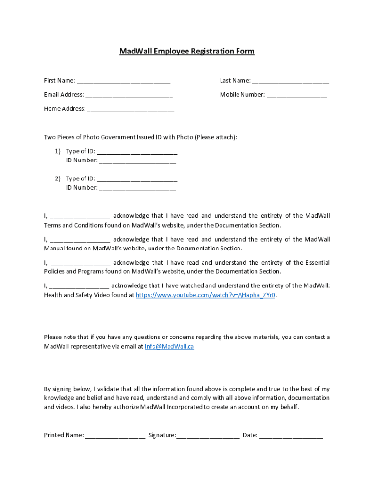 Fillable Online Professional Services Registered Technician ...