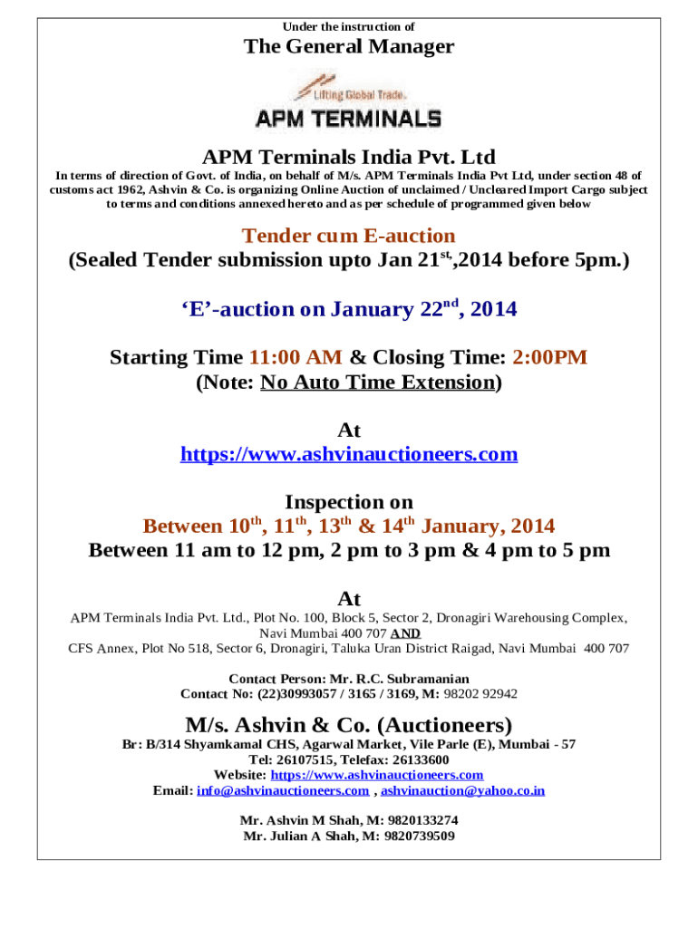 APM Terminals Mumbai prepares for major infrastructure ... Doc Template ...