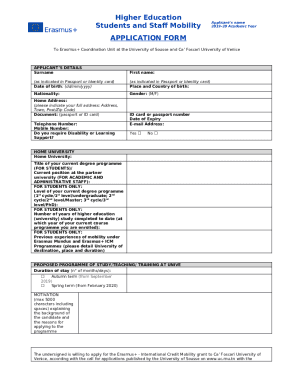 2Incoming Erasmus+APPLICATION .docx Doc Template | pdfFiller