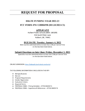 Fillable Online Form 470 Guidance Fax Email Print - pdfFiller