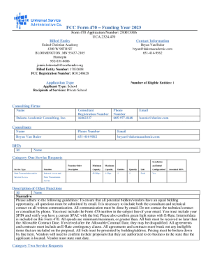 Fillable Online Form 470 Application Number: 230013346 Fax Email Print ...