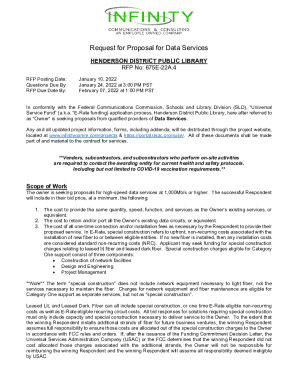 Fillable Online REQUEST FOR PROPOSALS No. 22-002 For Government ... Fax ...
