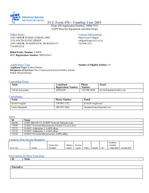 Fillable Online Form 470 Application Number: 190017322 Fax Email Print ...