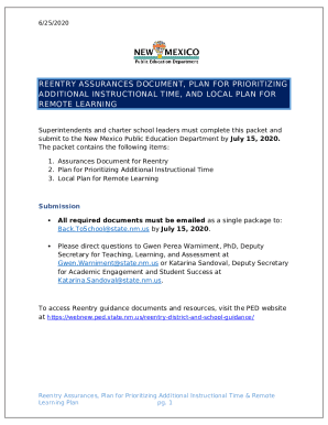 NEW MEXICO - Public Education Department Doc Template | pdfFiller