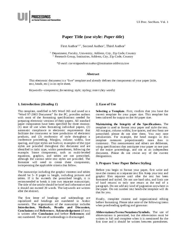 Paper Title (use style - AIChE UI SC - Universitas Indonesia Doc ...