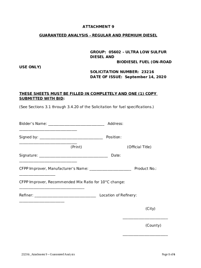 Bid Document Files -Ultra Low Sulfur Diesel and Biodiesel ... - ogs ny Doc Template | pdfFiller