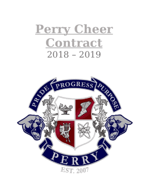 PERRY HIGH SCHOOL CHEER Doc Template | pdfFiller