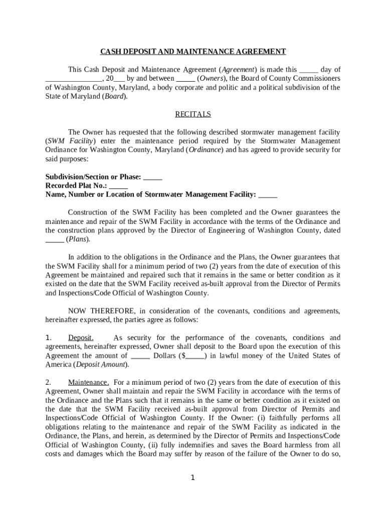 privately maintained roads agreement Doc Template | pdfFiller