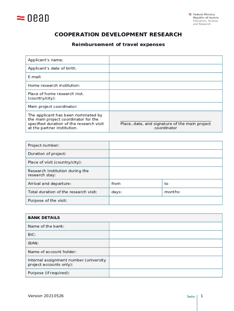 Reimbursement Material Expenses (docx) Doc Template | pdfFiller