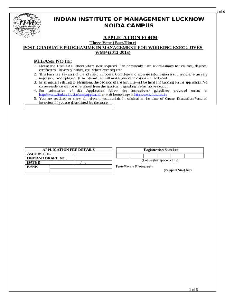 Three Year (Part-Time) - mba ind Doc Template | pdfFiller