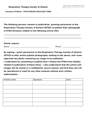 RTSO Consent Doc Template | pdfFiller