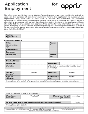 APPLICATION S/REGISTRATION Doc Template | pdfFiller