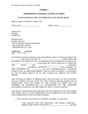 Engineered Control Financial Assurance Letter of Credit ... Doc ...