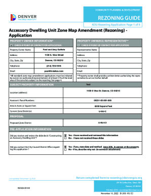 Fillable Online Site Development Plans - Denver Maps Fax Email Print ...