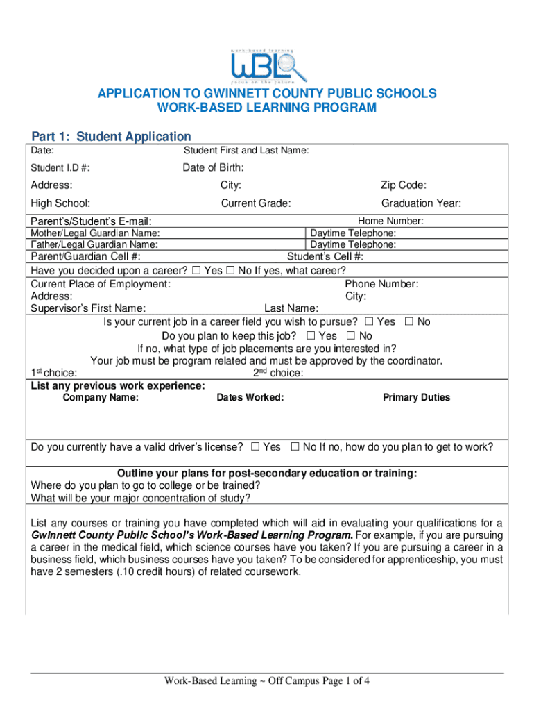 Fillable Online Georgia State University Upward Bound Project Fax Email ...